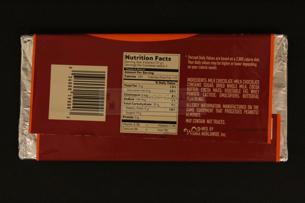 The Prop Gallery | Wonka bar - Triple Dazzle Caramel The Prop Gallery | Wonka bar - Triple Dazzle Caramel